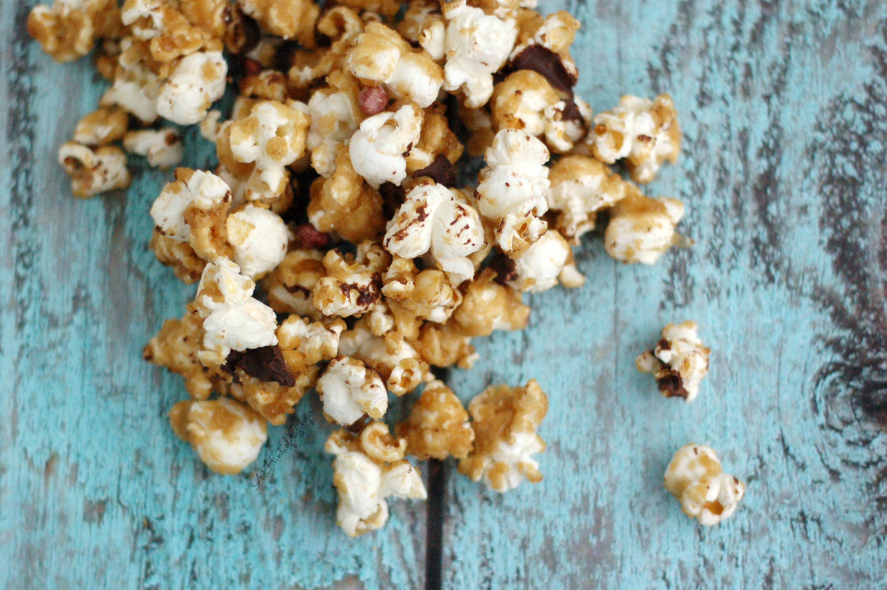 Crack Popcorn & Peanut Crunch – A Hint of Ginger